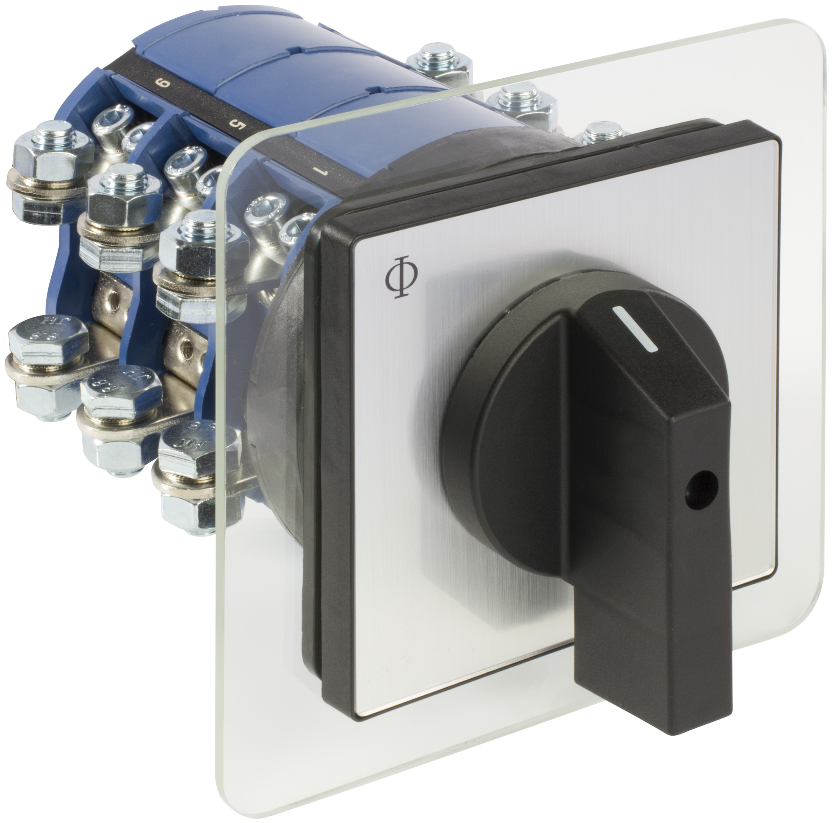 Main switch; ON/OFF switch; 3-pole; 0-I; Panel mounting 4-hole; Padlock ...