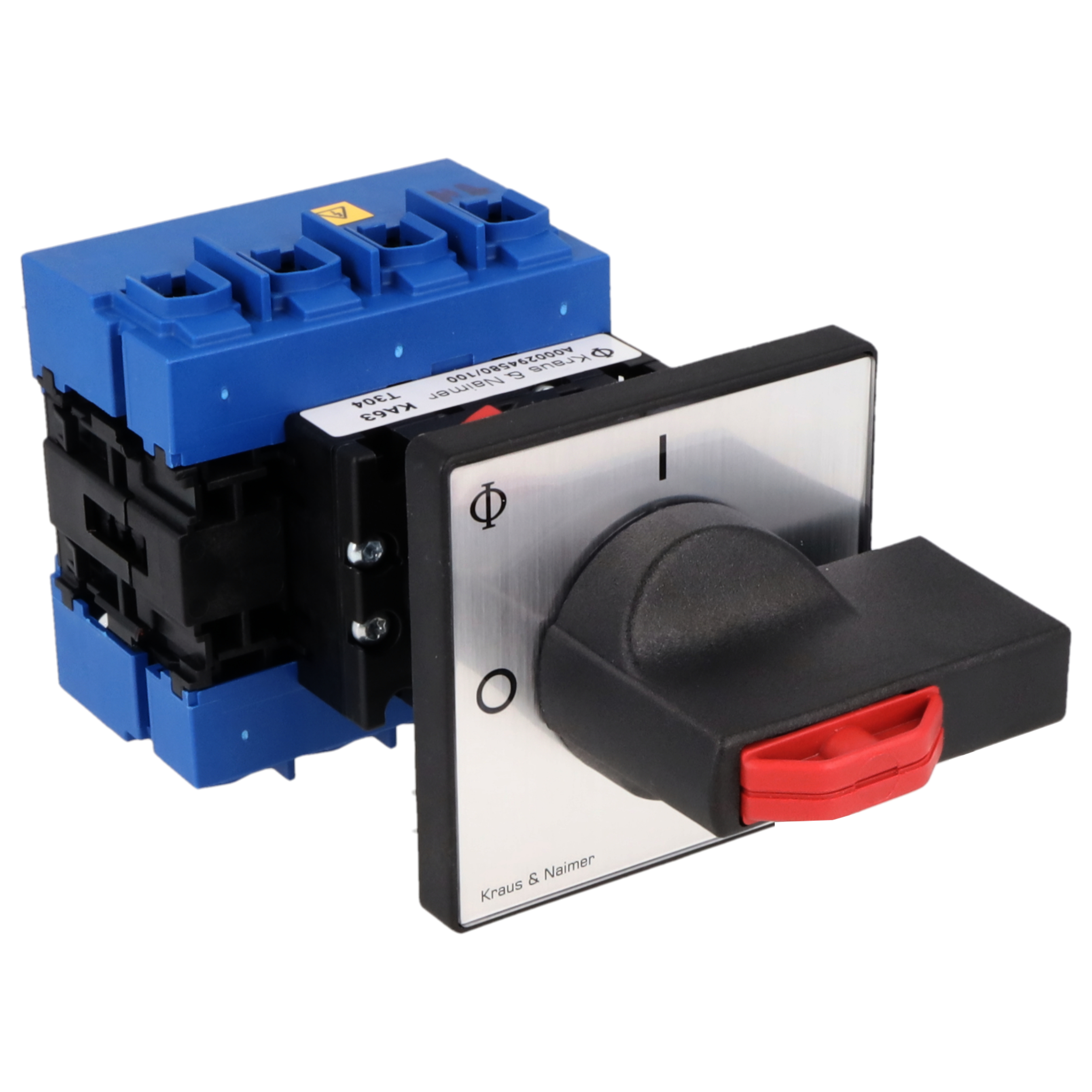 Main switch; ON/OFF switch; 4-pole; 0-I; single hole mounting; Padlock ...