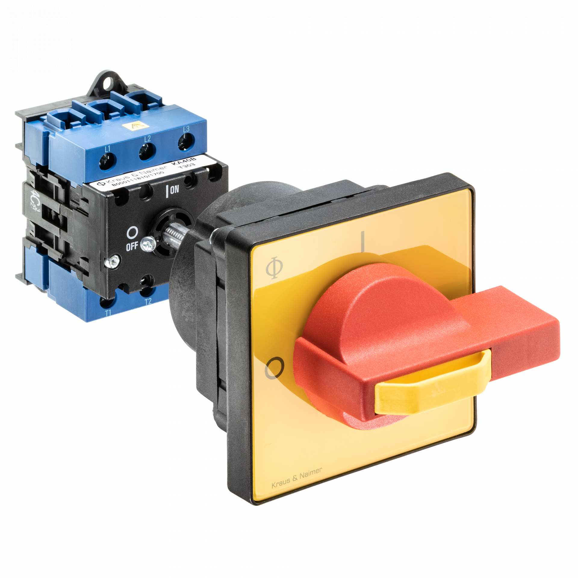 Main switch; ON/OFF switch; 4-pole; 0-I; Base mounting/DIN rail ...