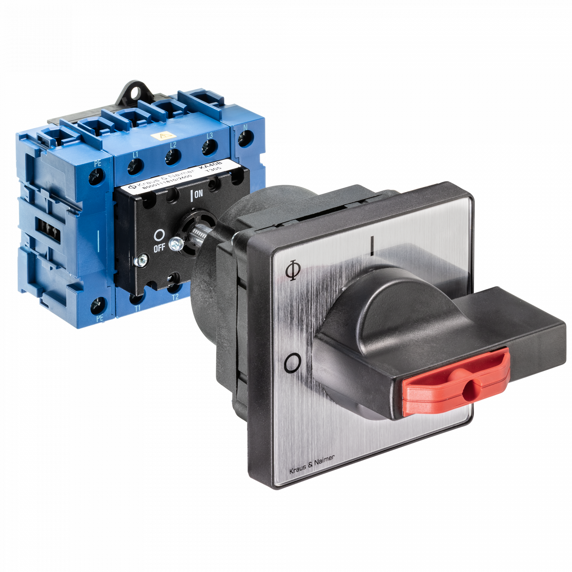 Main switch; ON/OFF switch; 4-pole; 0-I; Base mounting/DIN rail ...